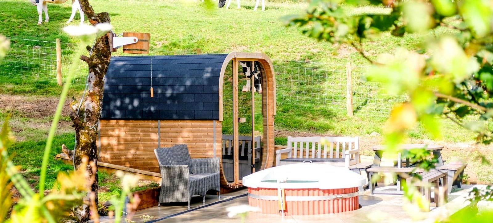 Sauna & Plunge Pool - Kidwelly Farm Cottages